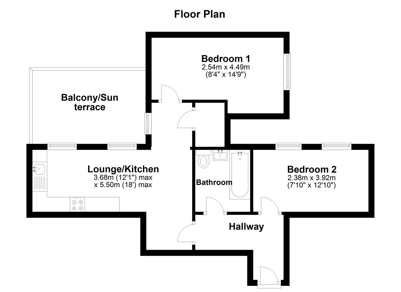 Birnbeck Road, Weston-Super-Mare BS23, 2 bedroom flat for sale ...