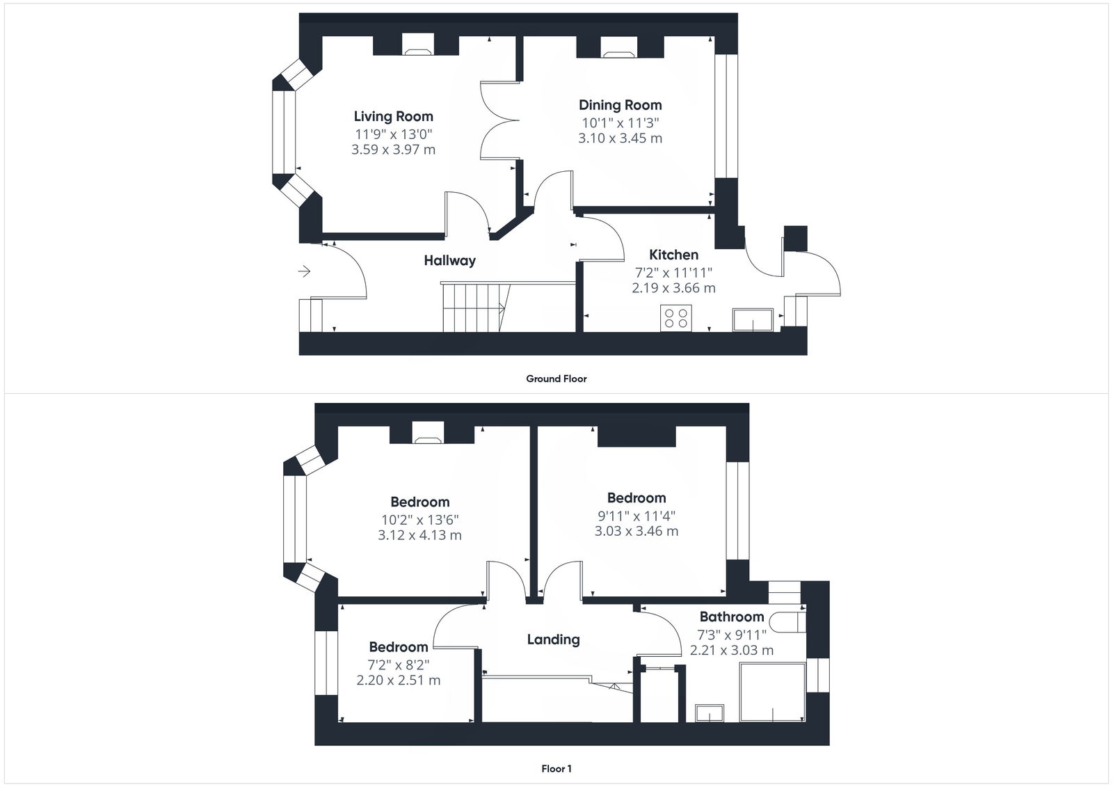 Guildford Road, Worthing BN14, 3 bedroom terraced house for sale ...