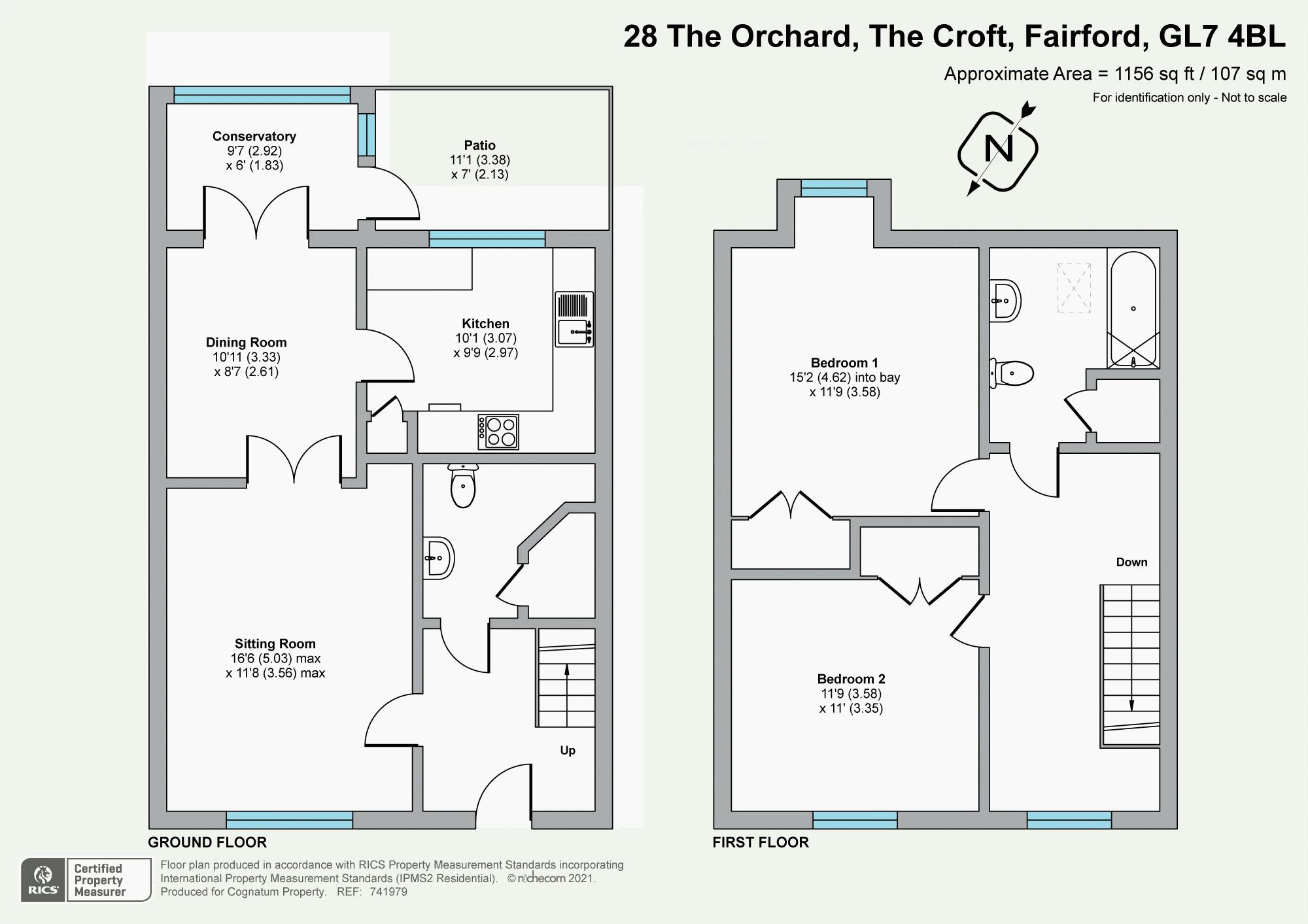 The Orchard, The Croft, Fairford GL7, 2 bedroom cottage for sale ...