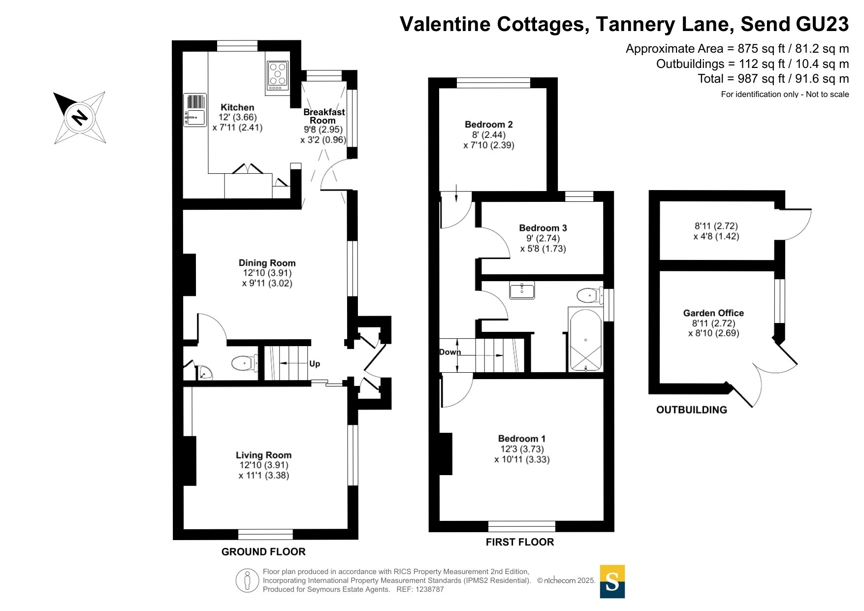 Send, Surrey GU23, 3 bedroom semi-detached house for sale - 69332629 ...
