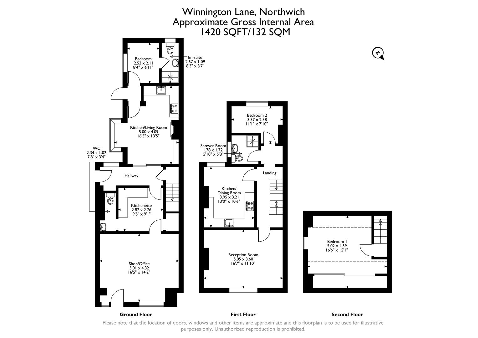 Winnington Lane, Northwich CW8, 3 bedroom end terrace house for sale ...