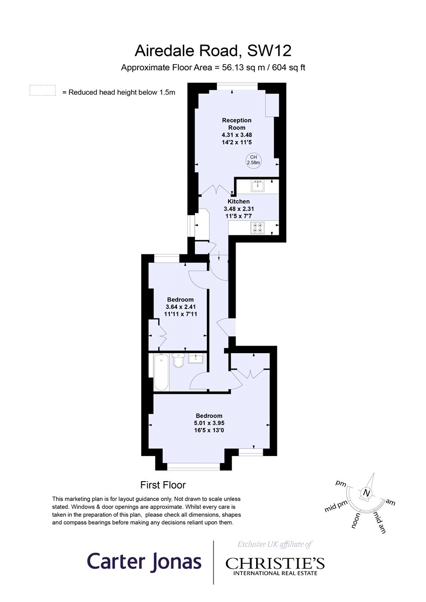 Airedale Road, London SW12, 2 bedroom flat for sale - 69195129 ...