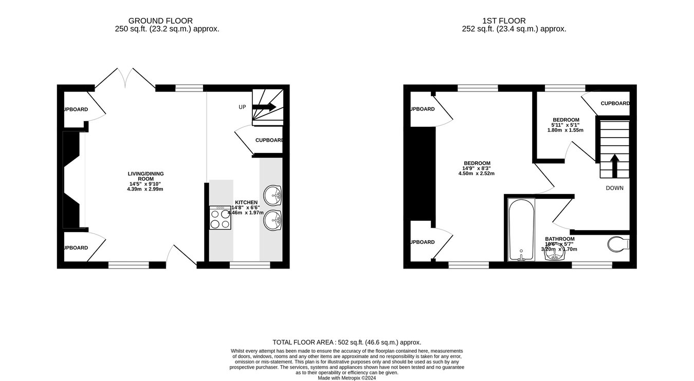 Pontfaen, Brecon LD3, 2 bedroom terraced house for sale - 68983749 ...