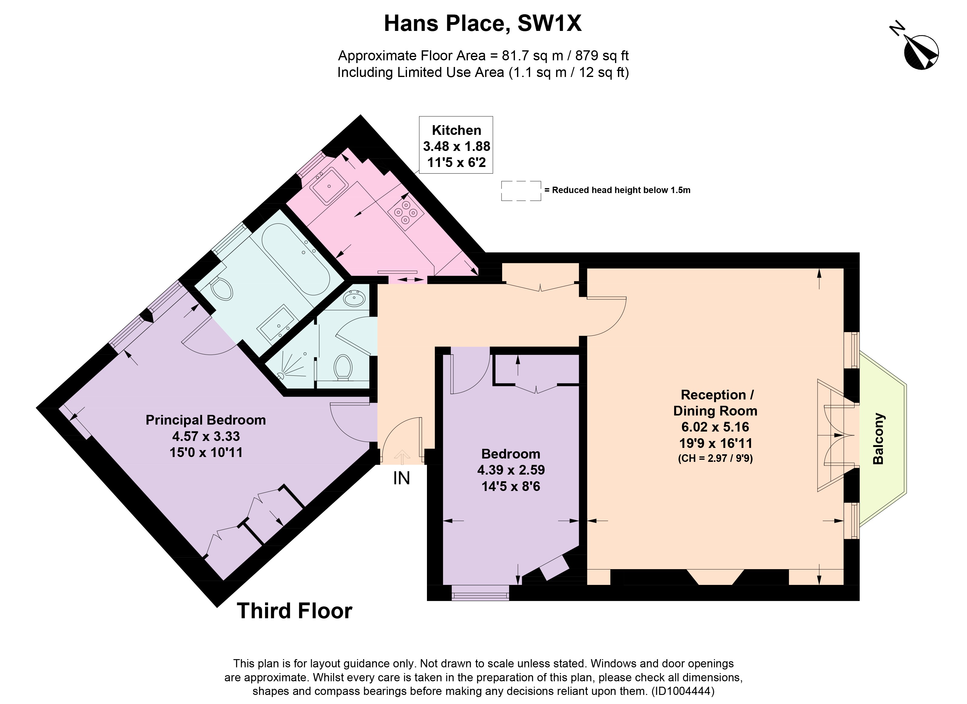 Hans Place, Knightsbridge, London SW1X, 2 bedroom flat for sale ...