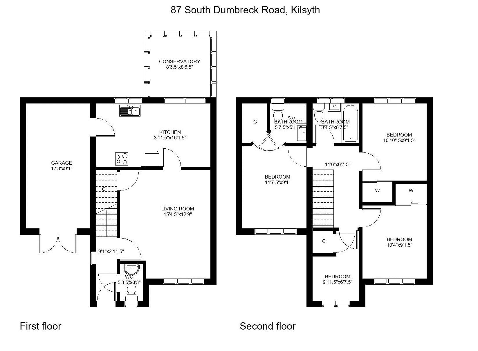 Free property report 87, South Dumbreck Road, Kilsyth, Glasgow, G65 9PU ...