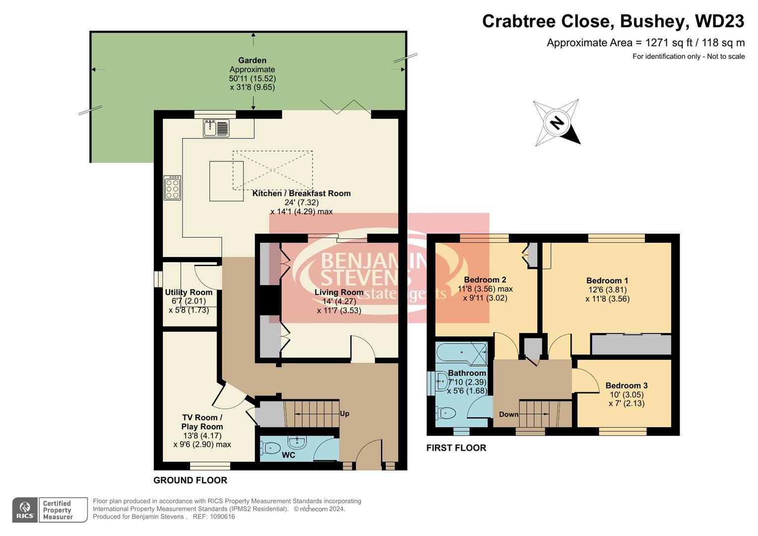 Crabtree Close, Bushey WD23, 3 bedroom property for sale - 66738883 ...