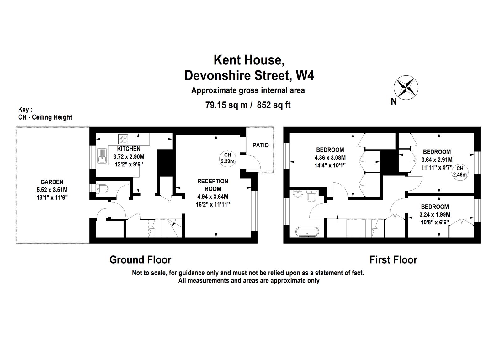 Devonshire Street, London W4, 3 bedroom flat for sale - 64815037 ...
