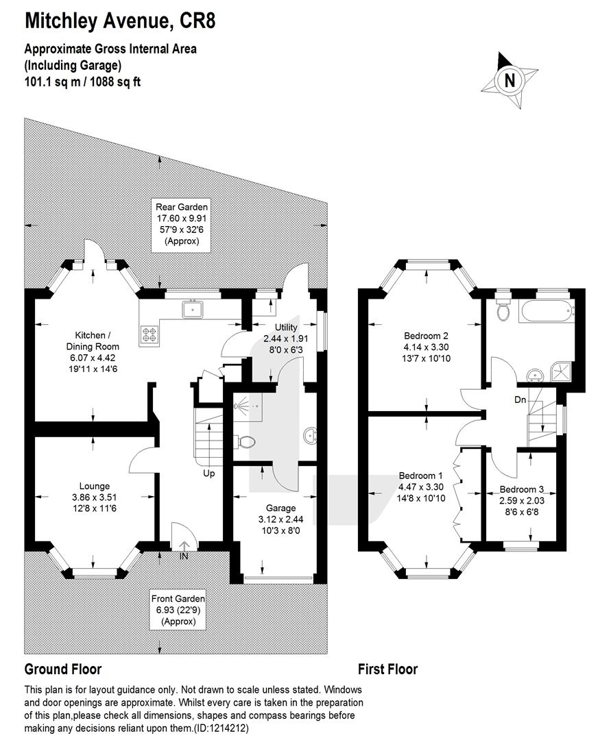 Mitchley Avenue, Purley CR8, 3 bedroom detached house for sale ...