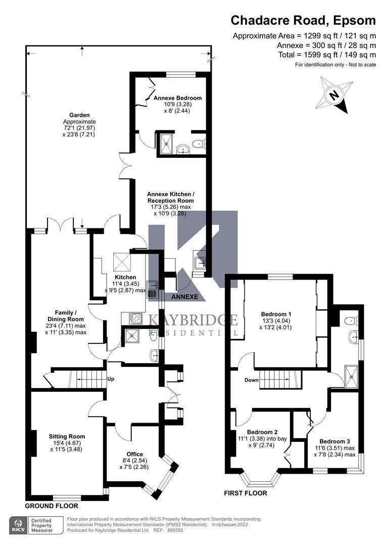 Chadacre Road, Stoneleigh, Epsom KT17, 4 bedroom semi-detached house ...