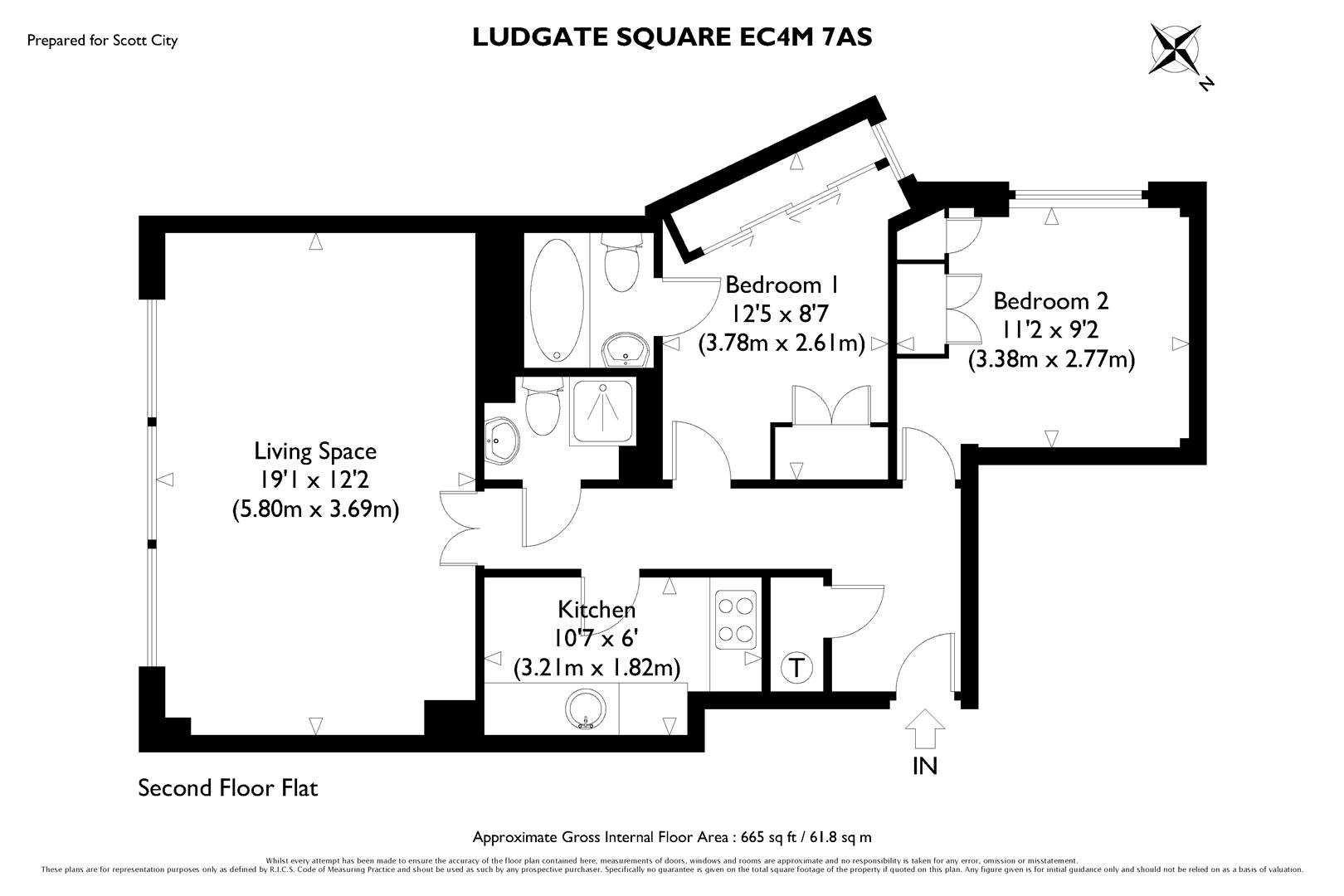 3 Ludgate Square, St Pauls, London EC4M, 2 bedroom flat for sale ...