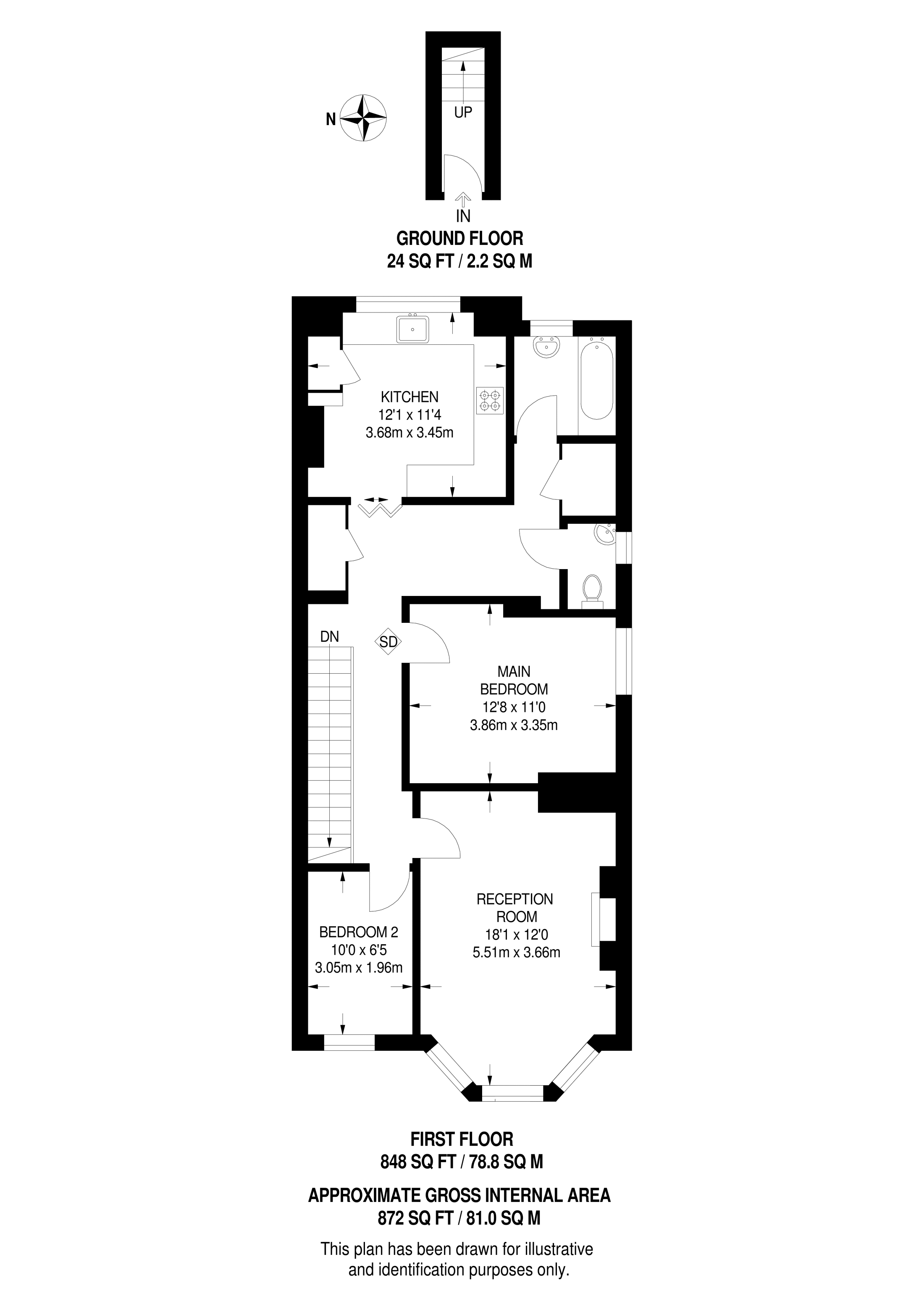 Brockley Rise, Forest Hill, London SE23, 2 bedroom flat for sale ...