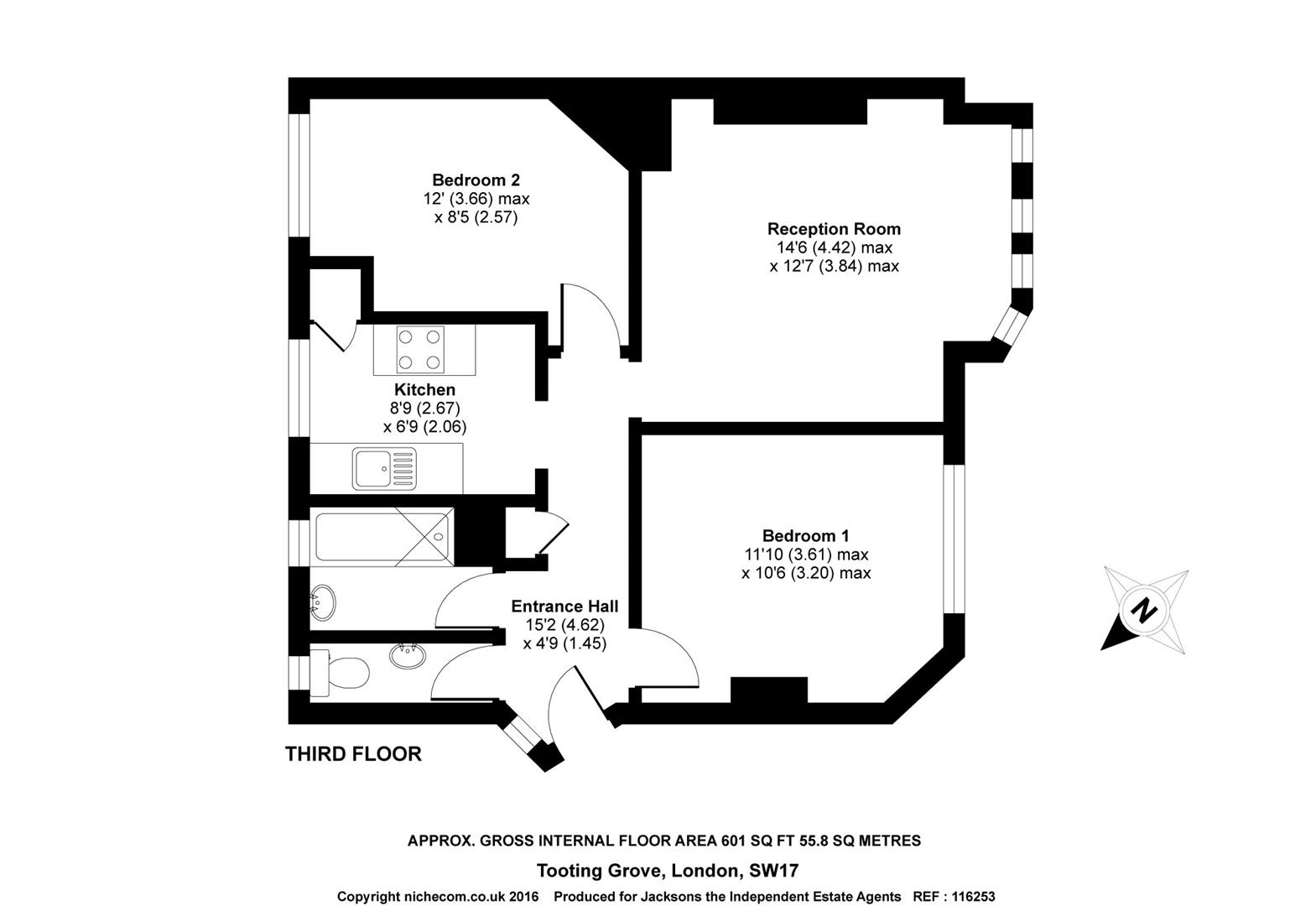 Free property report Flat 30, Robertson House, Tooting Grove, London ...