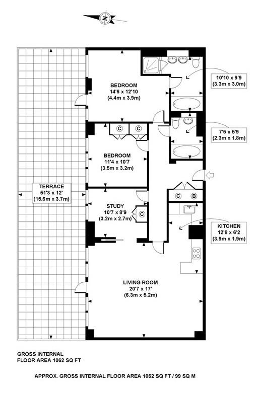 Romney House, 47 Marsham Street, Westminster, London SW1P, 3 bedroom ...