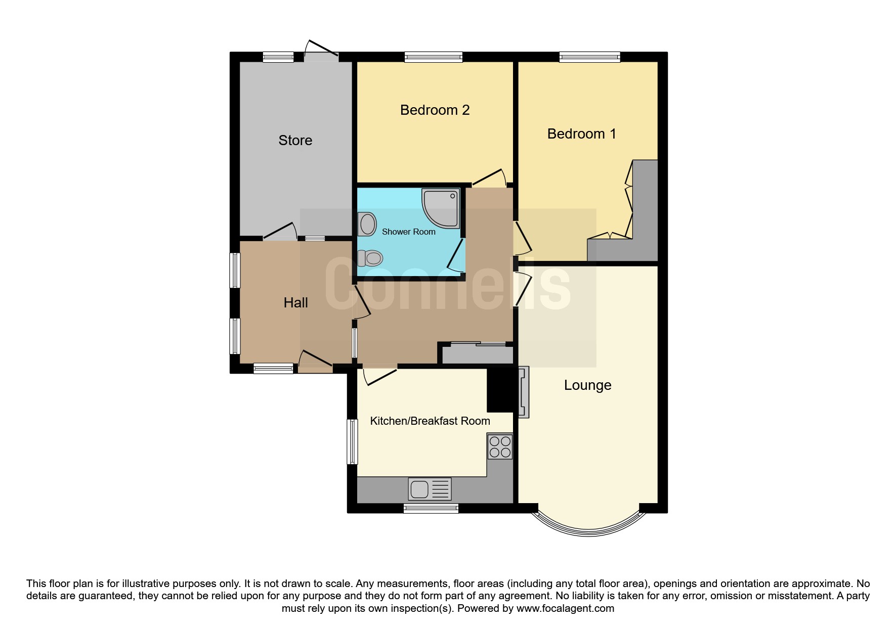 Lilac Close, Great Bridgeford, Stafford ST18, 2 bedroom detached ...
