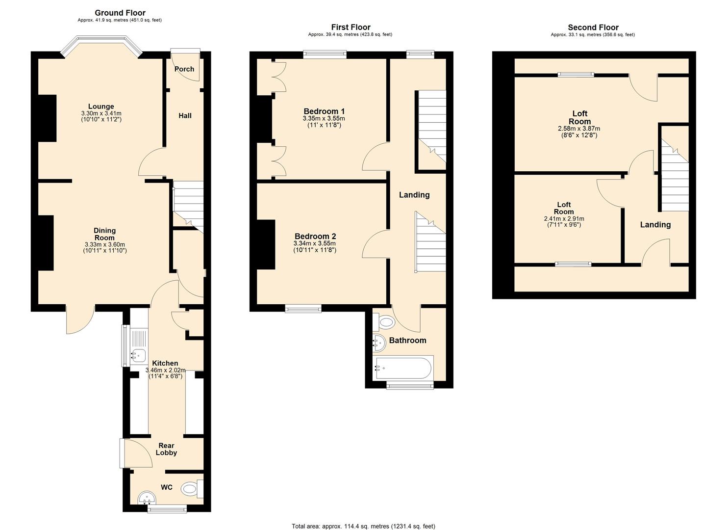 Plane Street, Hull HU3, 4 bedroom terraced house for sale - 69904031 ...