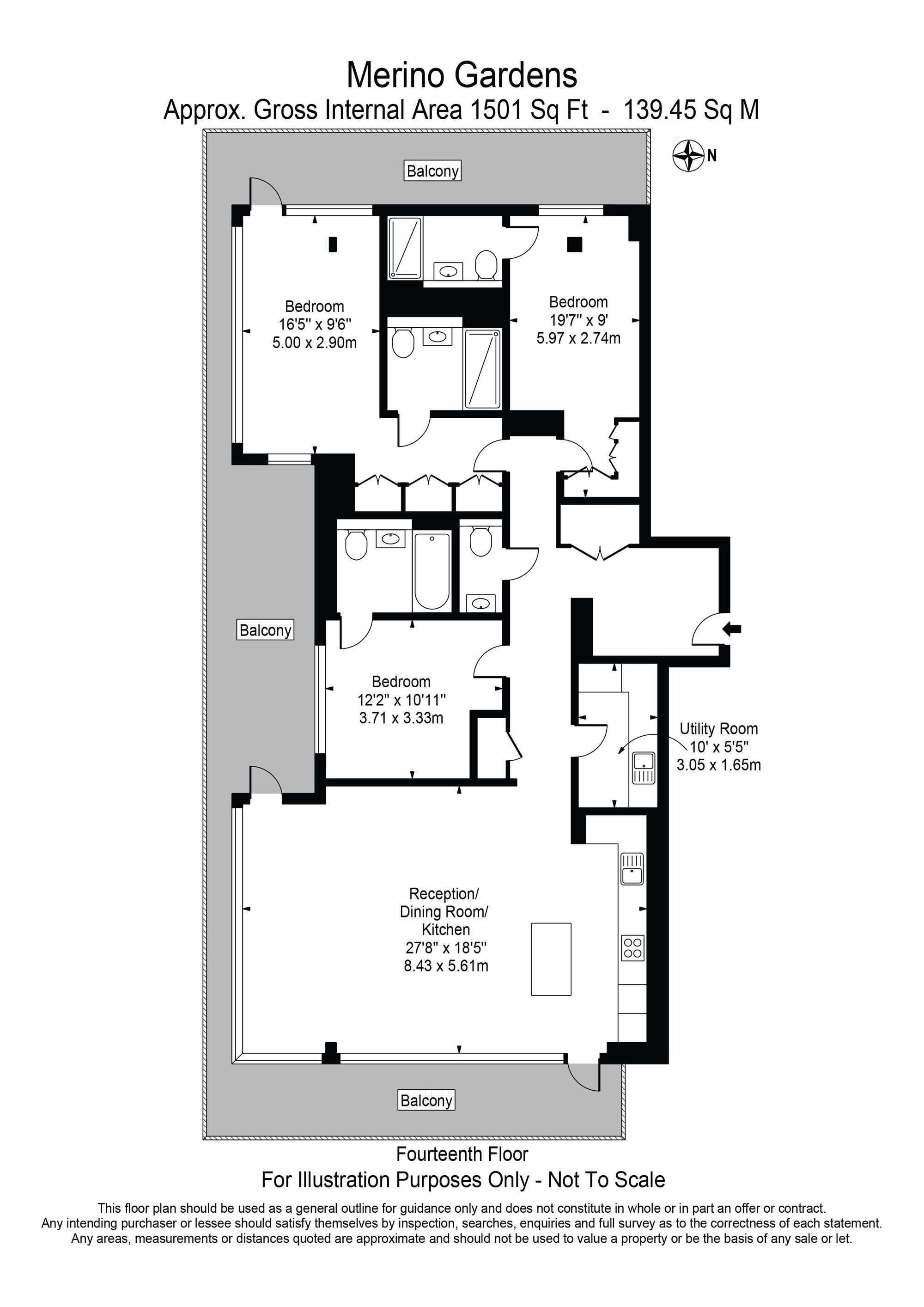 Free property report Flat 1403, 1, Merino Gardens, London, E1W 2DG ...