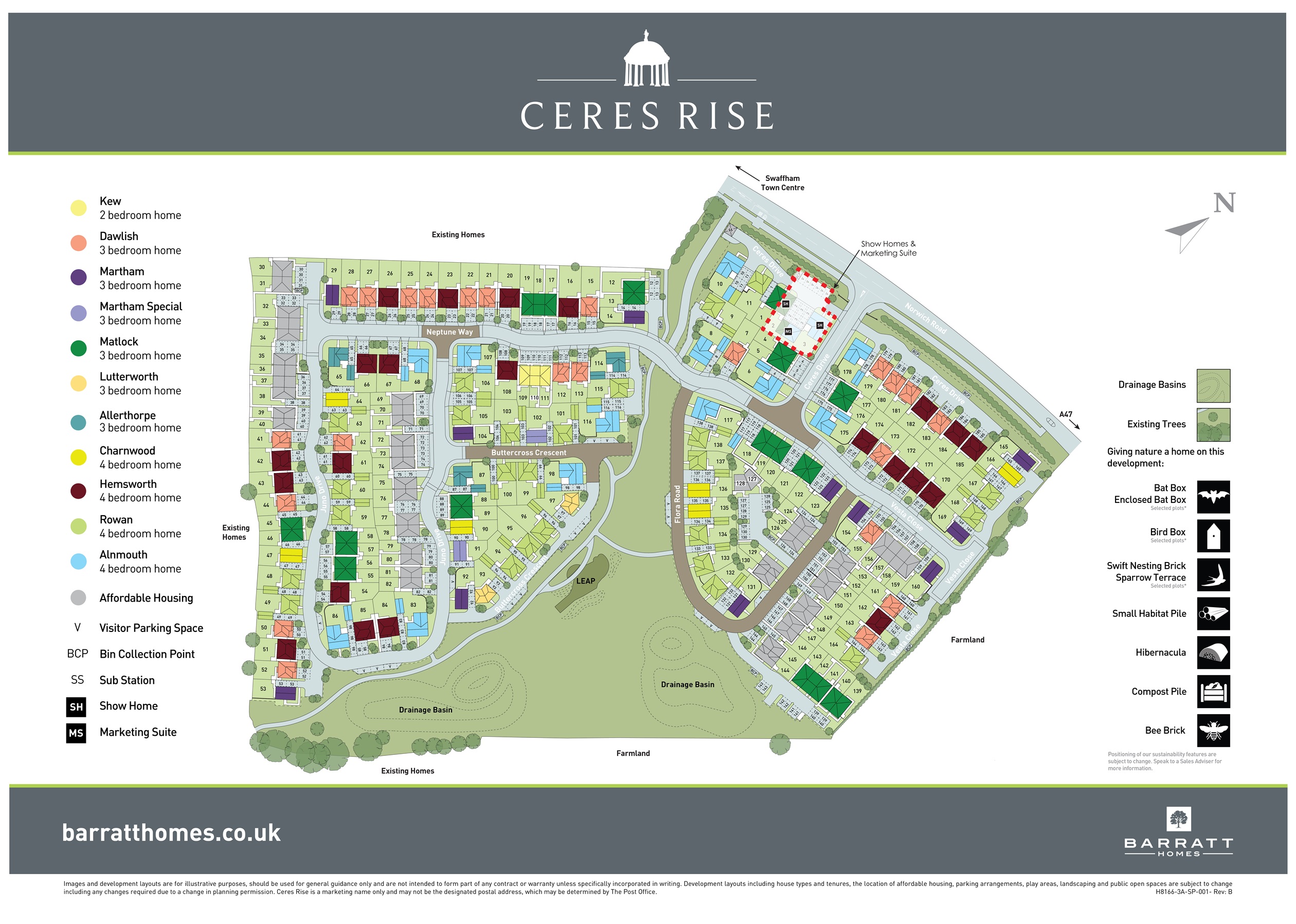 "Lutterworth" at Norwich Road, Swaffham PE37, 3 bedroom detached house ...
