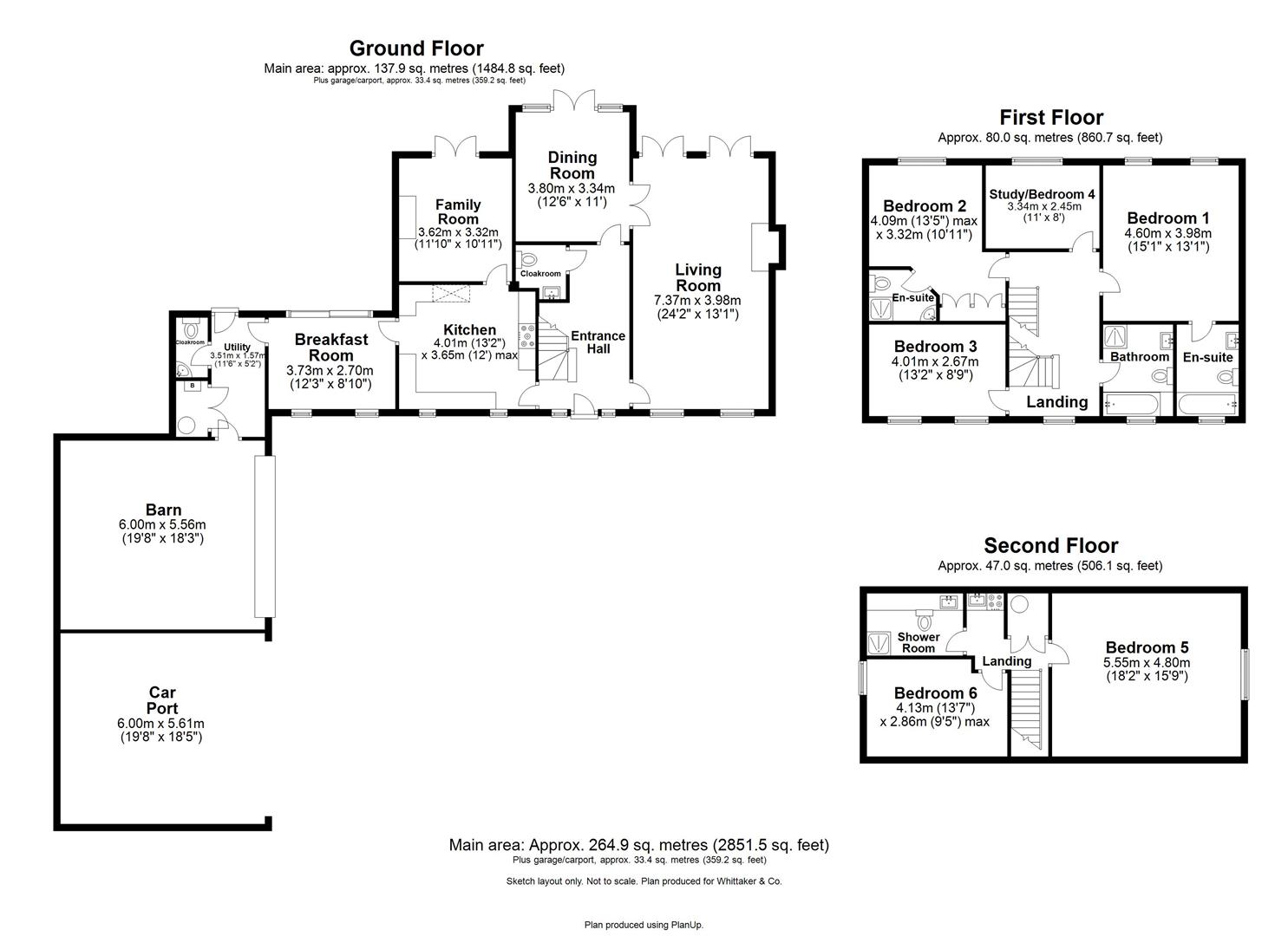 Codicote Road, Wheathampstead, St.Albans AL4, 6 bedroom property for ...