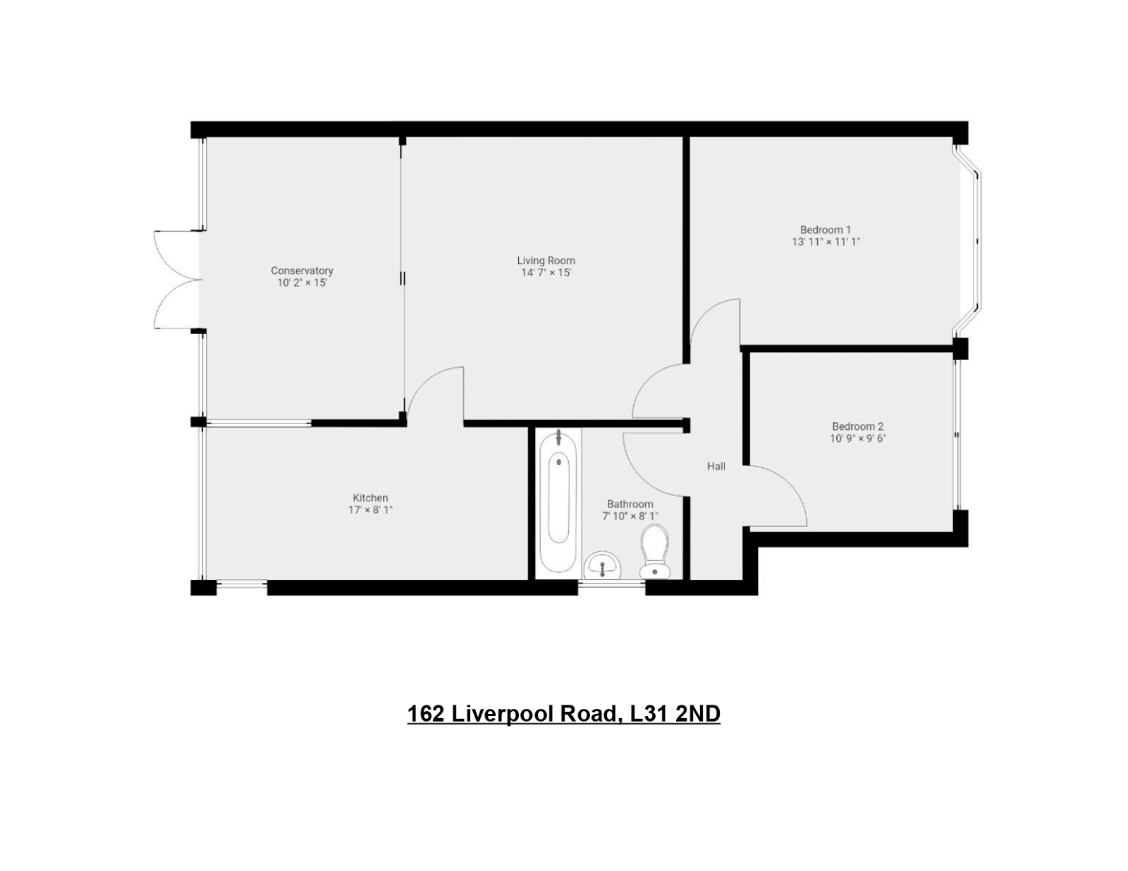 Liverpool Road Lydiate Liverpool L31 2 Bedroom Semi Detached