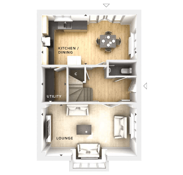 "The Mitchell" at Eclipse Road, Alcester B49, 4 bedroom detached house ...