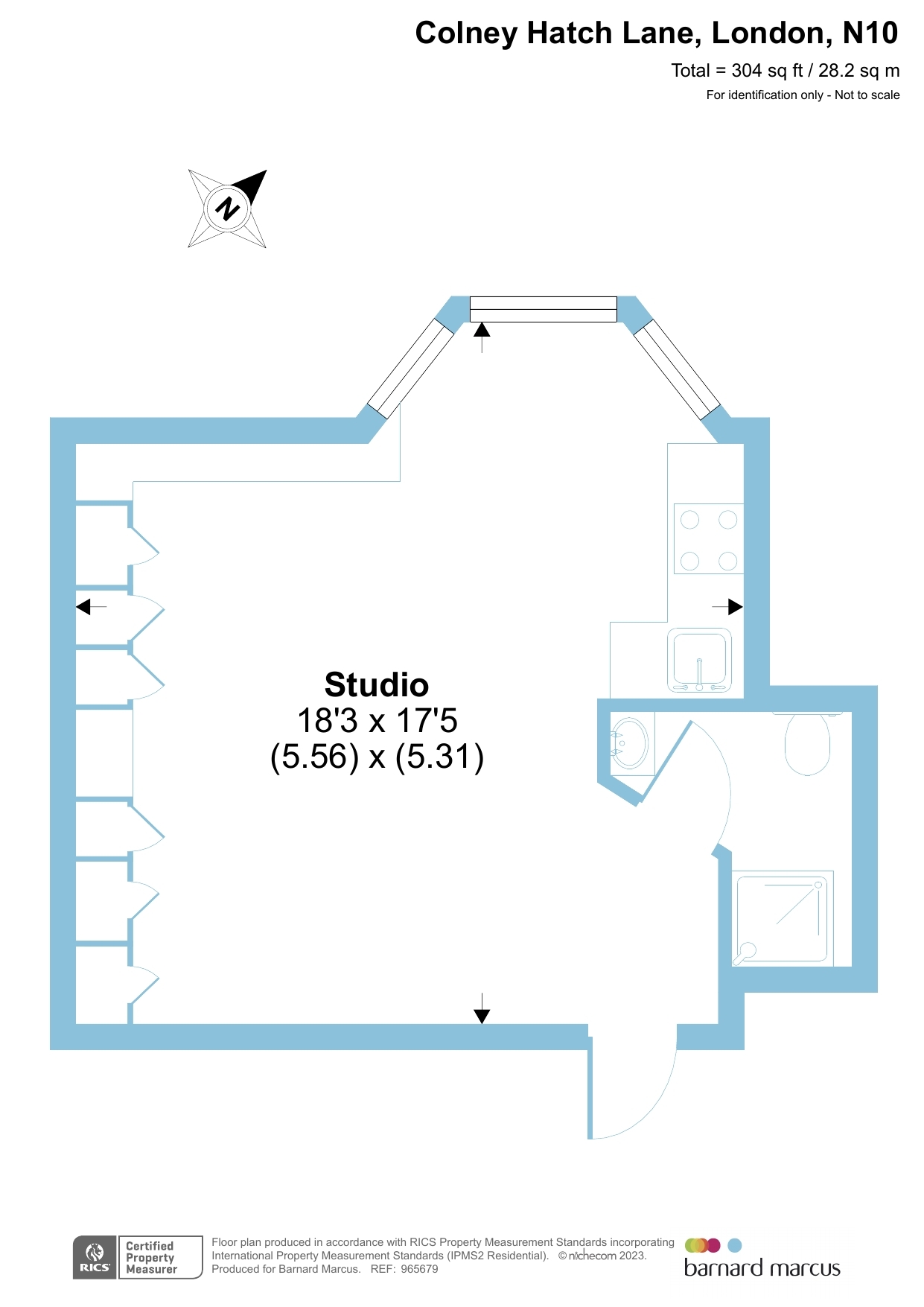 Colney Hatch Lane, London N10, studio for sale - 64303631 | PrimeLocation