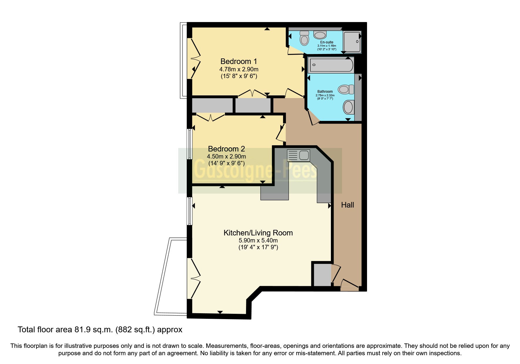 Trinity Gate, Epsom Road, Guildford, Surrey GU1, 2 bedroom flat for ...