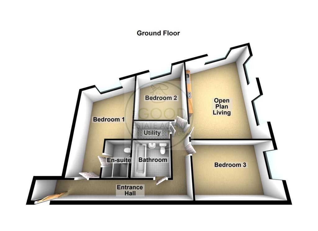 Mather Lane, Leigh WN7, 3 bedroom flat for sale - 63568982 | PrimeLocation