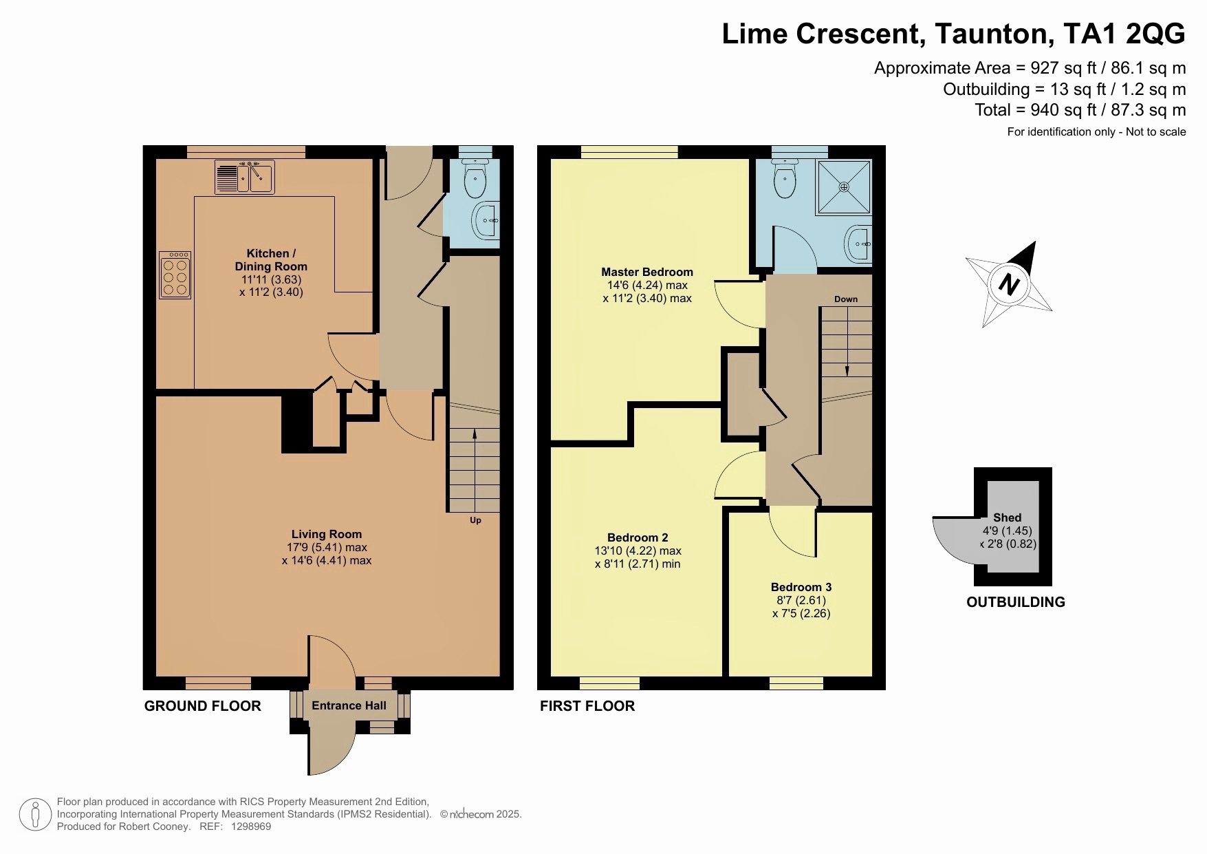 Lime Crescent, Taunton TA1, 3 bedroom semi-detached house for sale ...