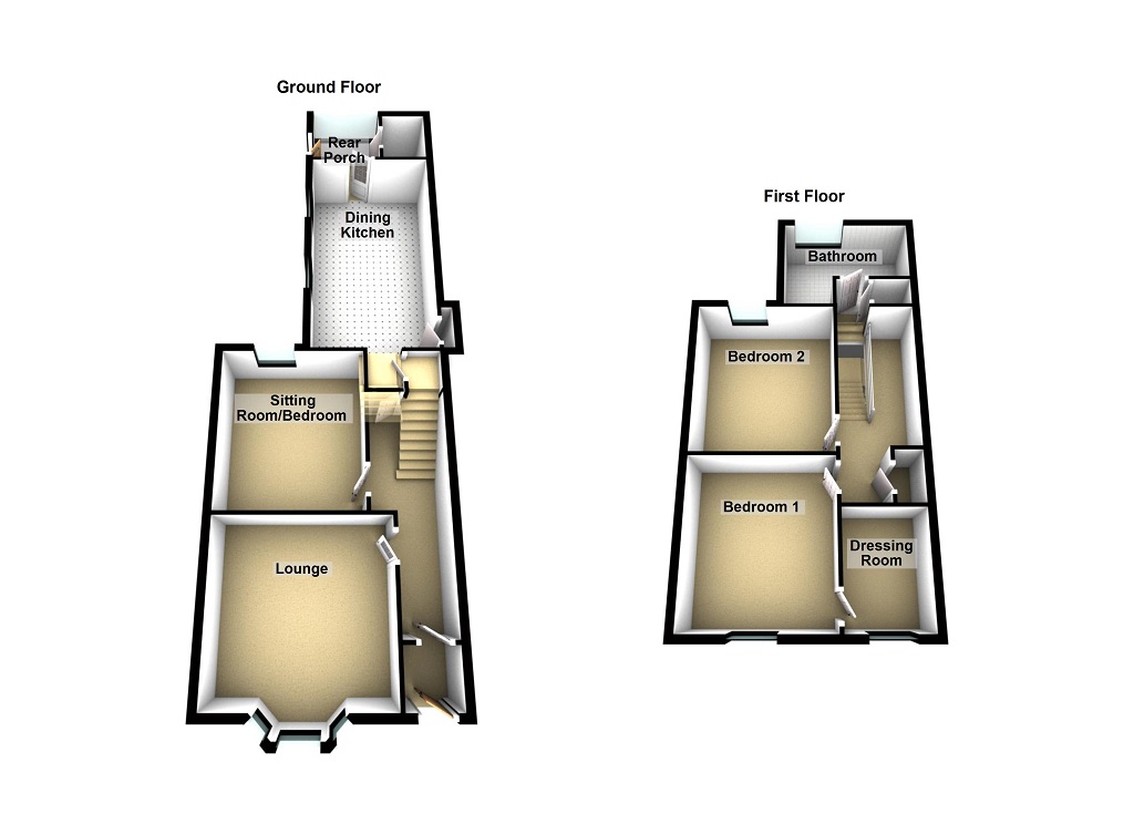 2 bed terraced house for sale in Priory Place, Perth PH2 - Zoopla