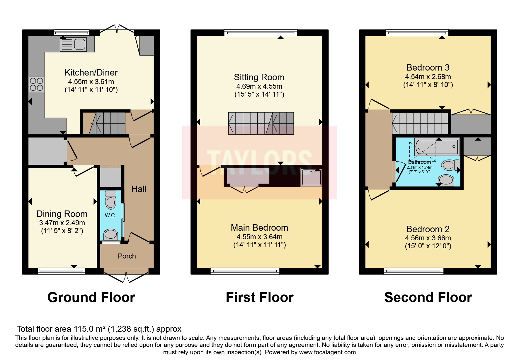Garden Lane, Royston, Hertfordshire SG8, 3 bedroom terraced house for ...