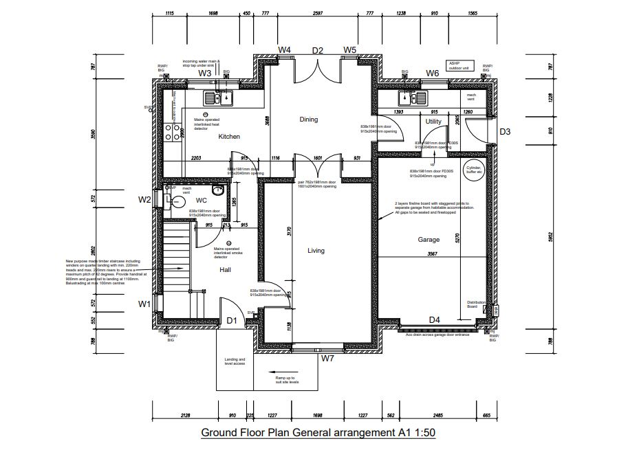 4 bed detached house for sale in Christon Bank Development, Christon ...