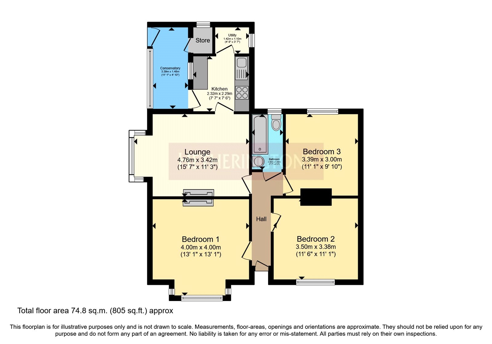 Doddinghurst Road, Pilgrims Hatch, Brentwood CM15, 3 bedroom bungalow ...