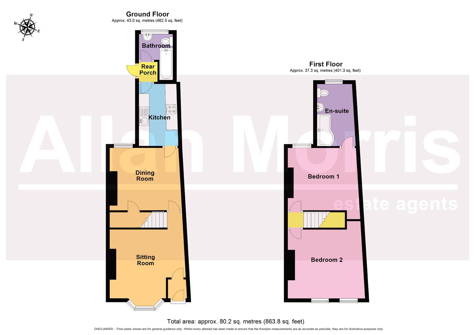 Lower Chestnut Street Worcester Wr1 2 Bedroom End Terrace House For