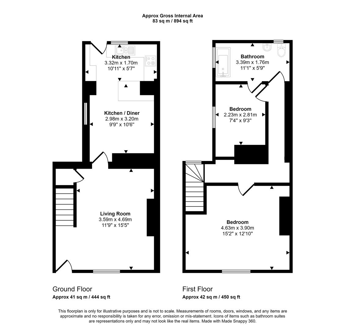 Richmond Terrace, Carmarthen SA31, 2 bedroom terraced house for sale ...