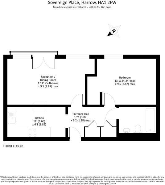 Free property report 35, Bruce House, Sovereign Place, Harrow, HA1 2FW ...