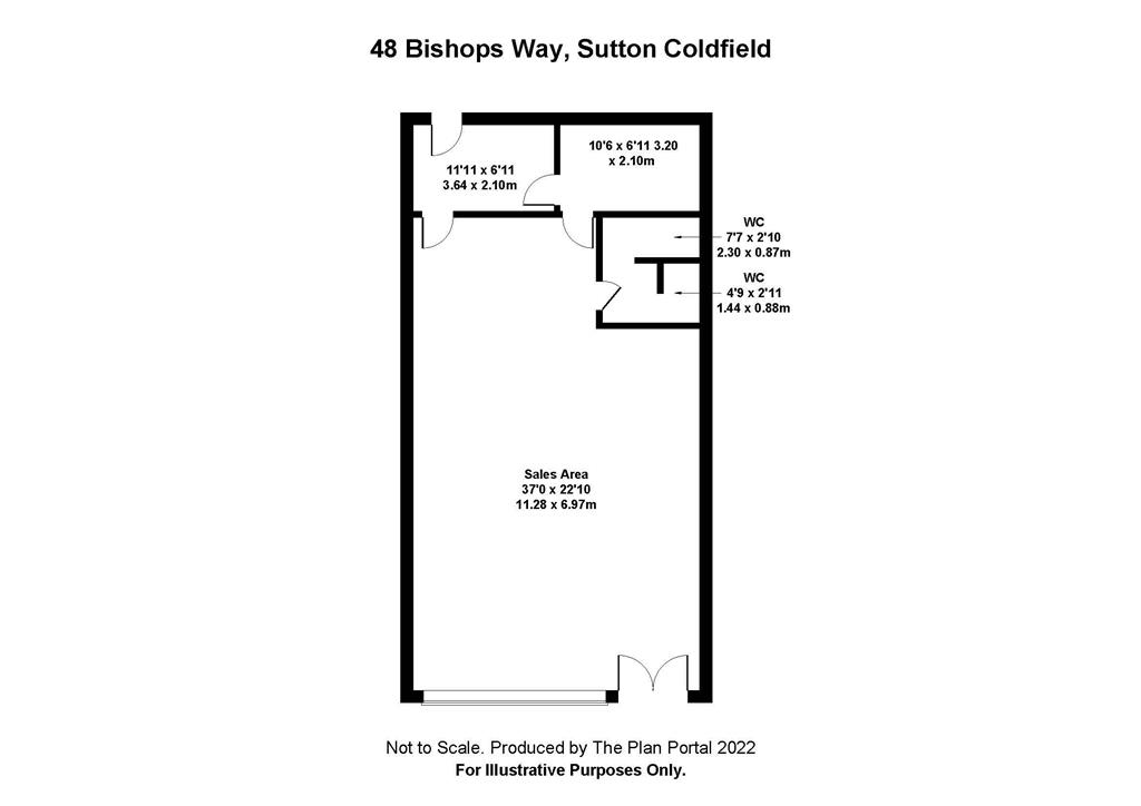 48 Bishops Way, Sutton Coldfield, West Midlands B74, retail premises to ...
