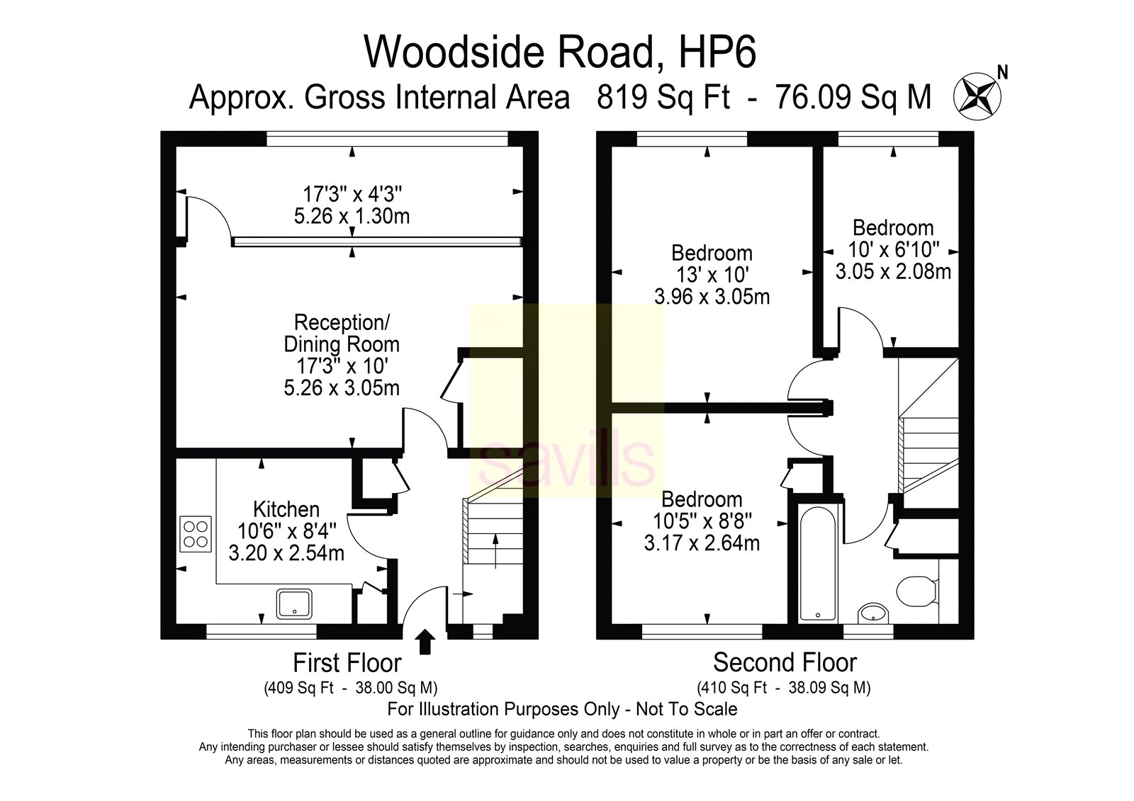 Woodside Road, Amersham, Buckinghamshire HP6, 3 bedroom flat to rent ...