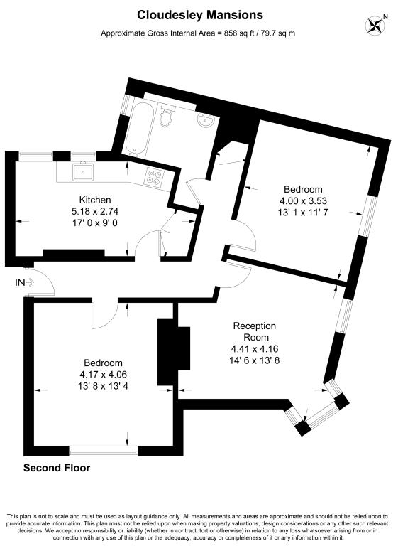 Cloudesley Mansions, London N1, 2 bedroom flat to rent - 64281678 ...