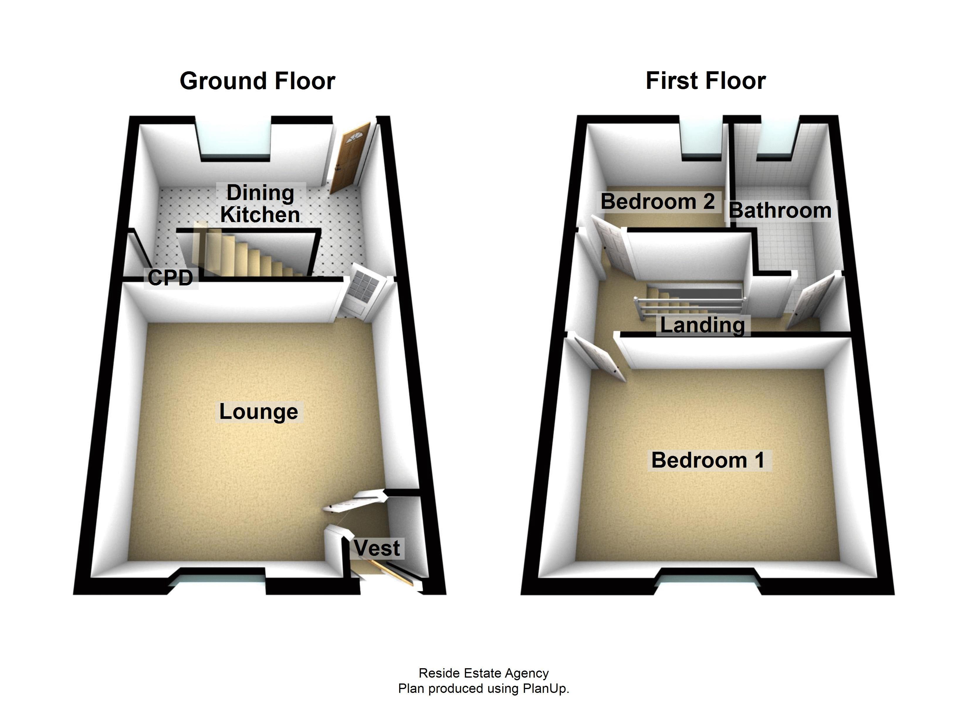 Norden Road, Bamford, Rochdale OL11, 2 bedroom terraced house to rent ...