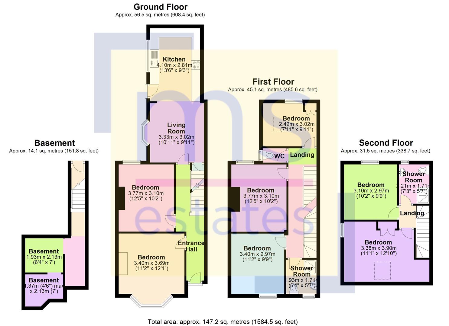 Teversal Avenue, Lenton, Nottingham NG7, 7 bedroom semi-detached house ...