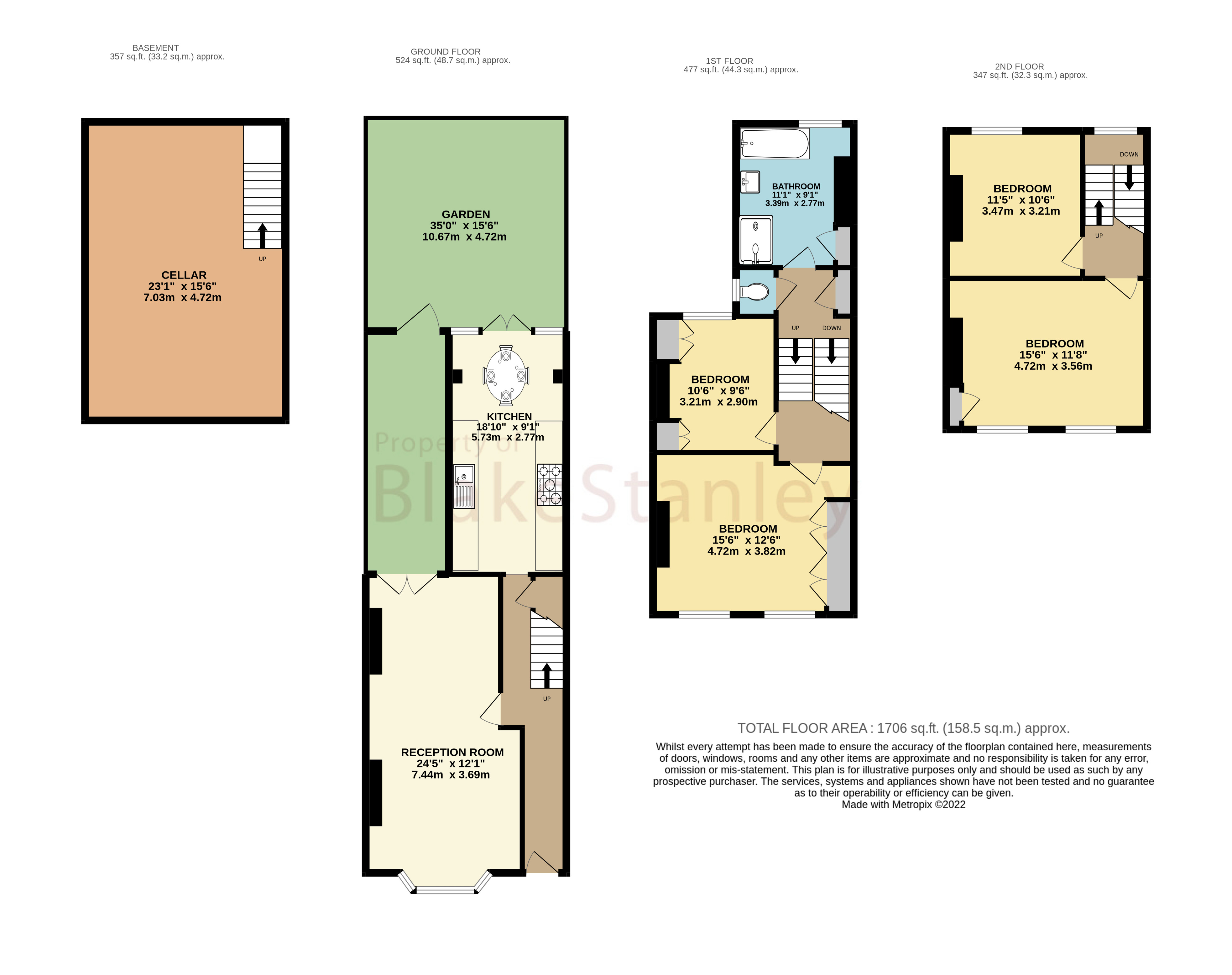 Glenarm Road, Hackney, London E5, 4 bedroom terraced house for sale ...