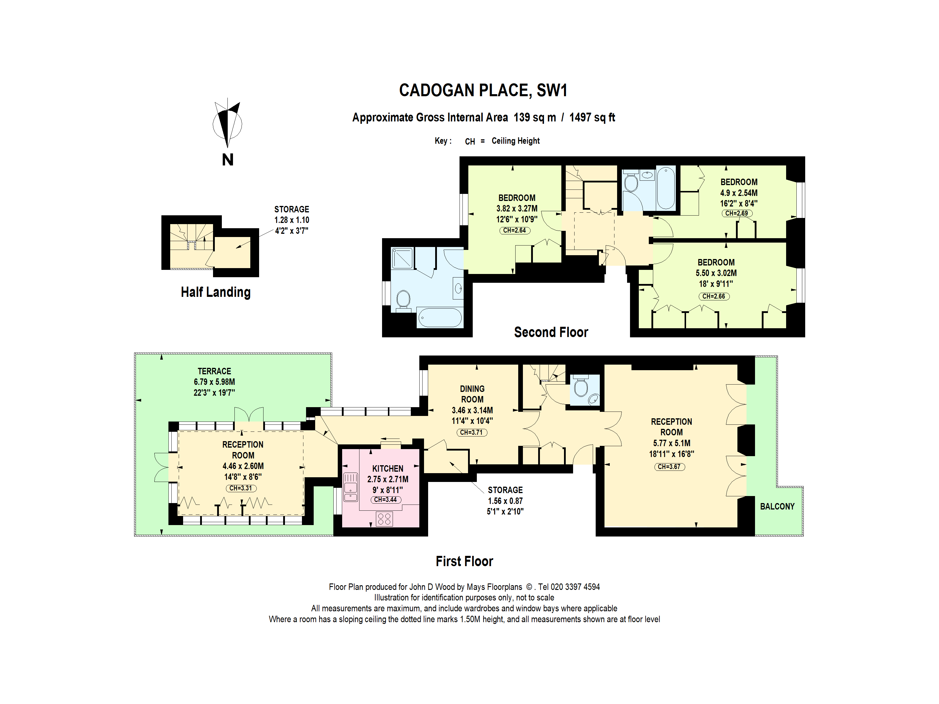 Cadogan Place, London SW1X, 3 bedroom flat for sale - 61493553 ...