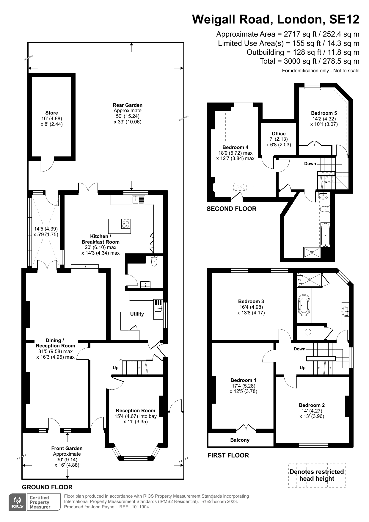 Free property report 8, Weigall Road, London, SE12 8HE - Chimnie