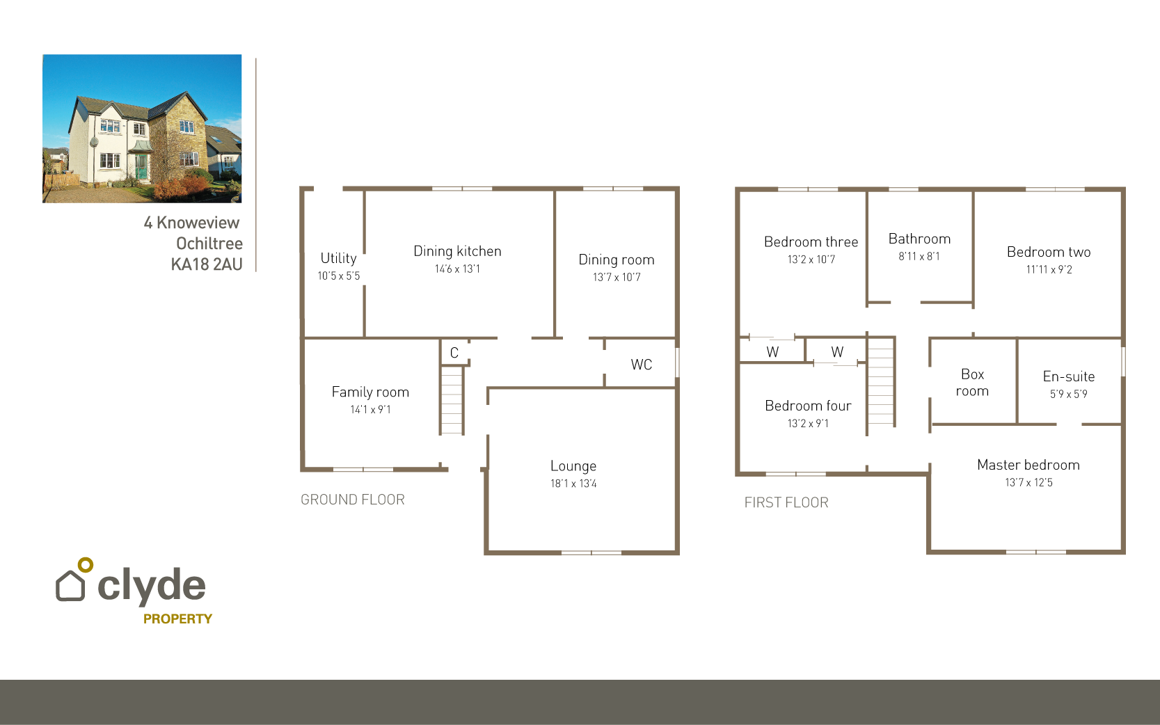 Free property report 4, Knowe View, Ochiltree, Cumnock, KA18 2AU - Chimnie