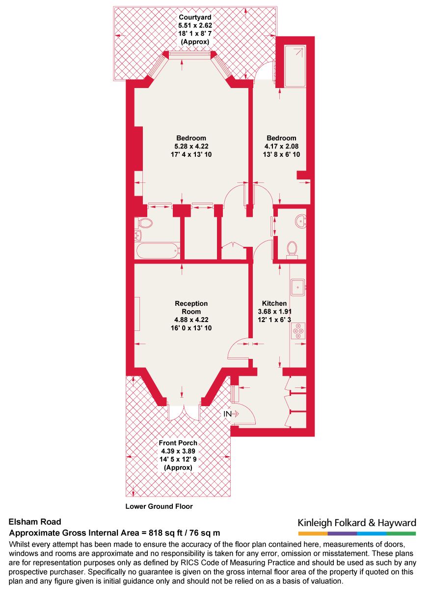 Elsham Road, London W14, 2 bedroom flat to rent - 64275279 | PrimeLocation