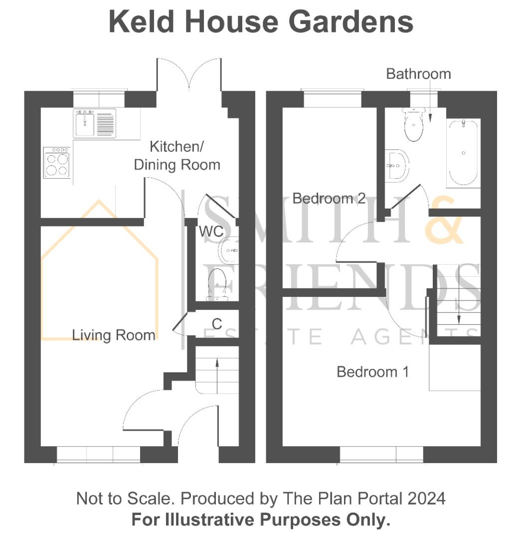 Keld House Gardens, Middlesbrough TS3, 2 bedroom semi-detached house ...