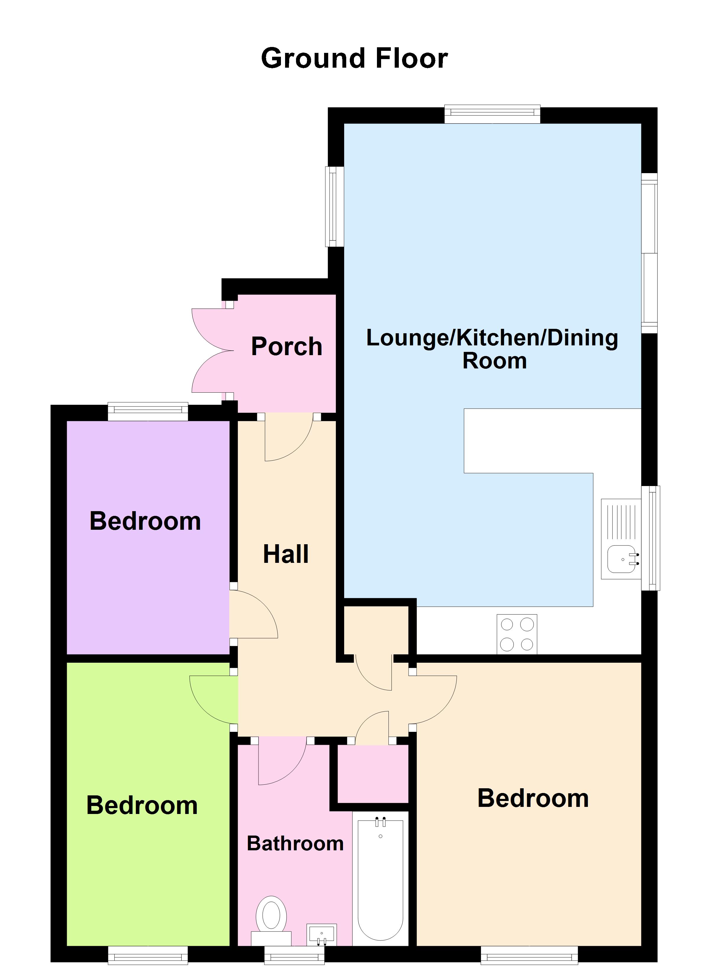 3 Bed Detached Bungalow For Sale In Chestnut Tree Drive Johnston