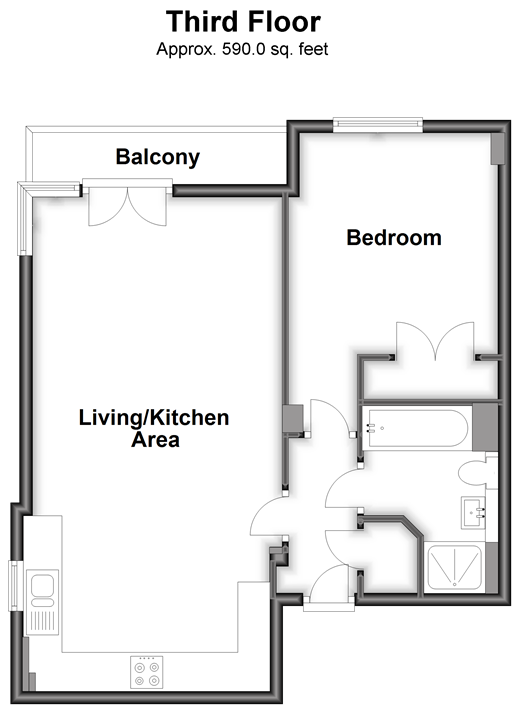 Yorke Road, Reigate, Surrey RH2, 1 bedroom flat for sale - 64023898 ...