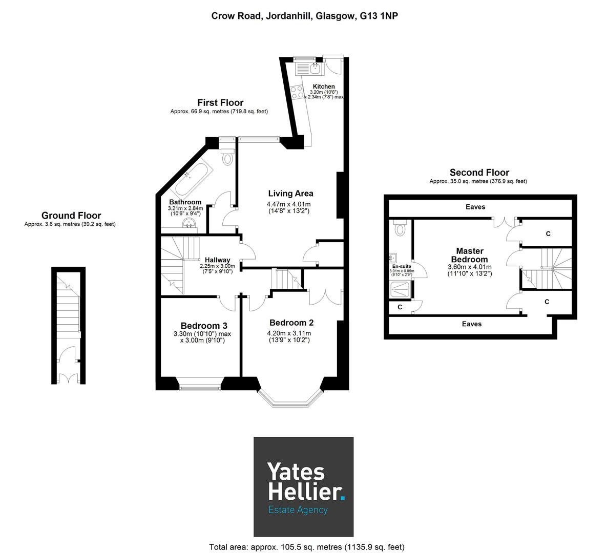 Crow Road Anniesland Glasgow G13 3 Bedroom Flat For Sale 64447227