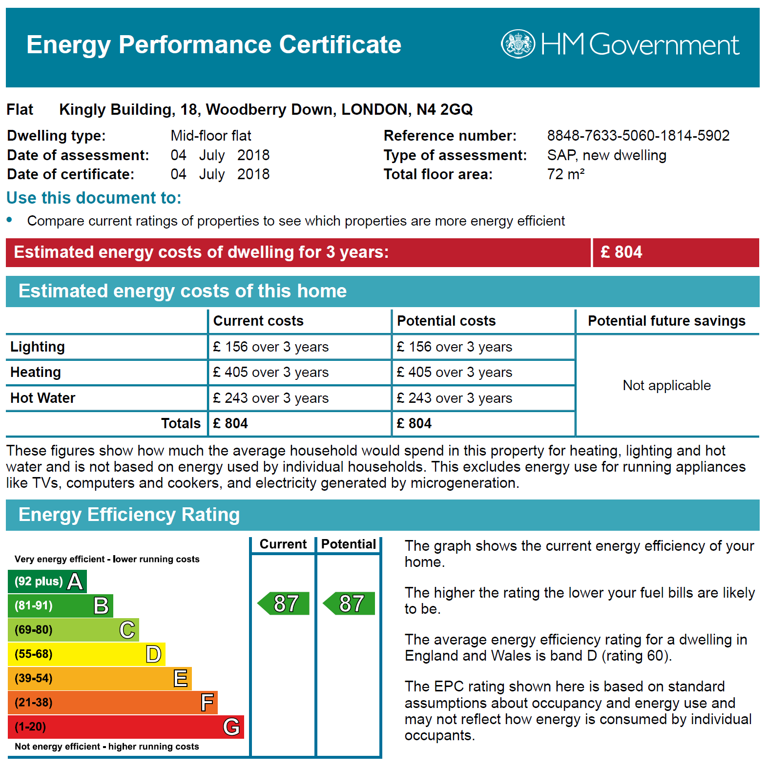 Kingly Building, 18 Woodberry Down, London N4, 2 bedroom flat to rent ...